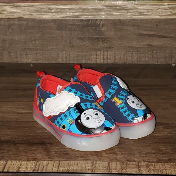 Thomas & Friends | Shoes | Thomas Friends Blue Canvas Slipon Shoes ...
